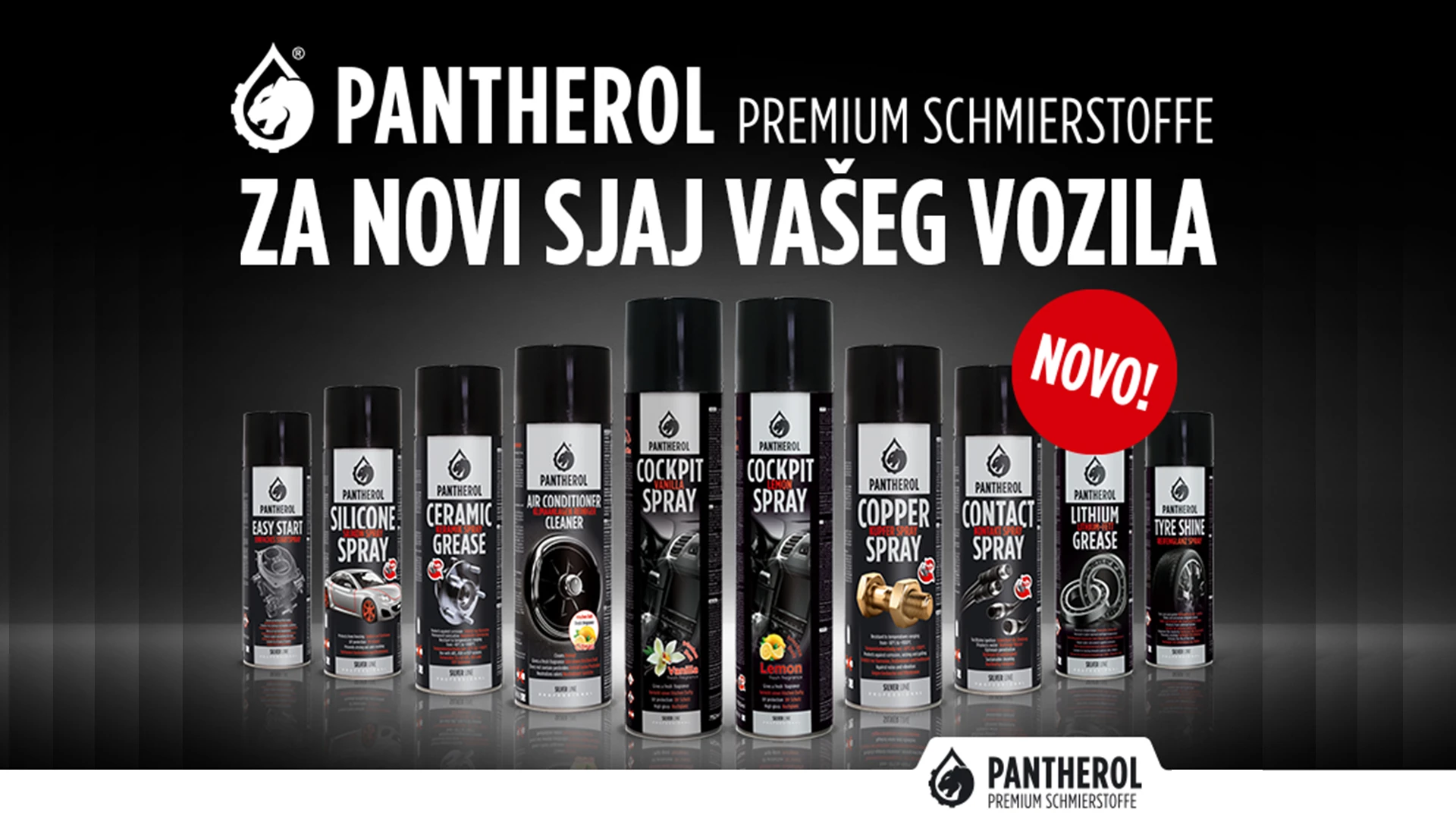 Za novi sjaj Vašeg vozila - Pantherol sprejevi - CIAK Auto BiH