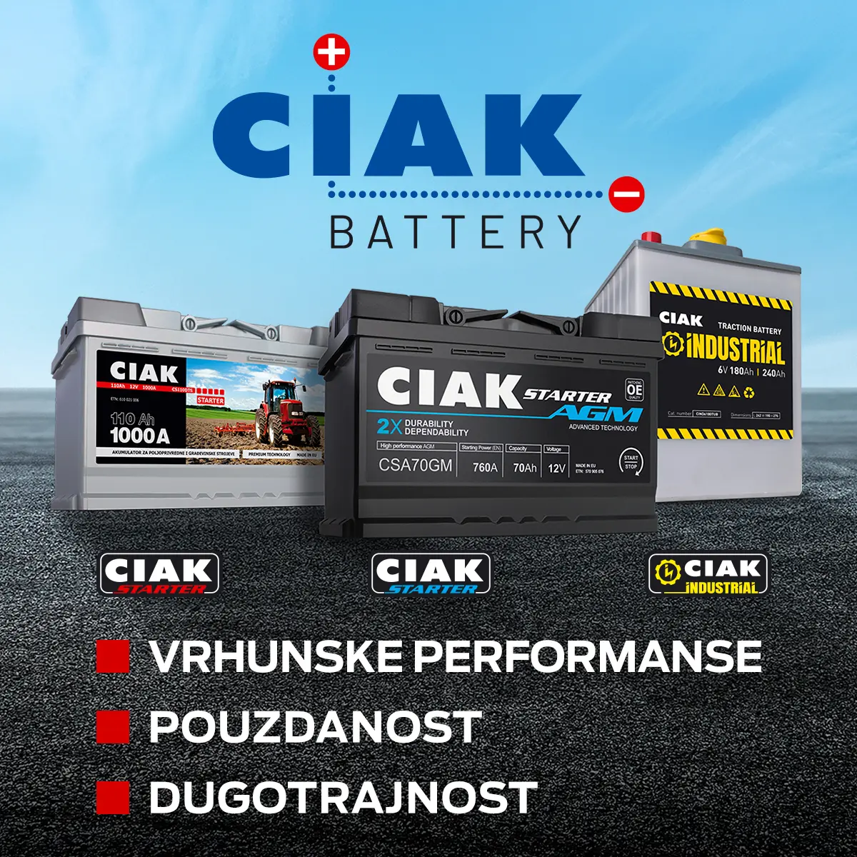 Najveći izbor akumulatora! - CIAK Auto BiH